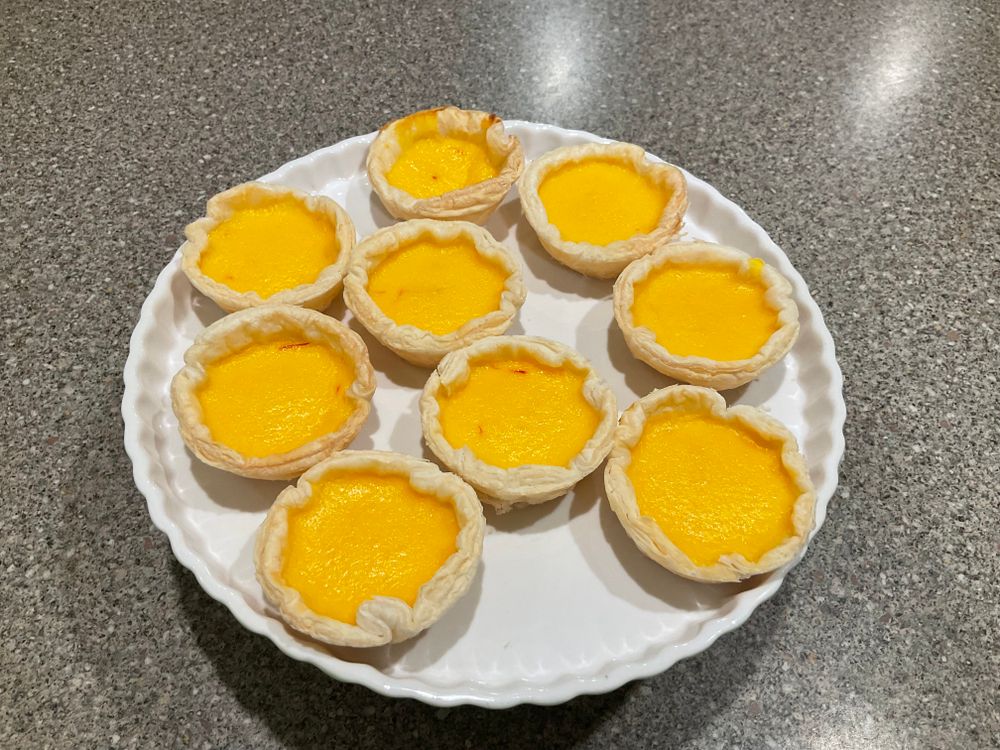 Cornish Saffron Custard Tarts from Hix Oyster & Chop House by Mark Hix