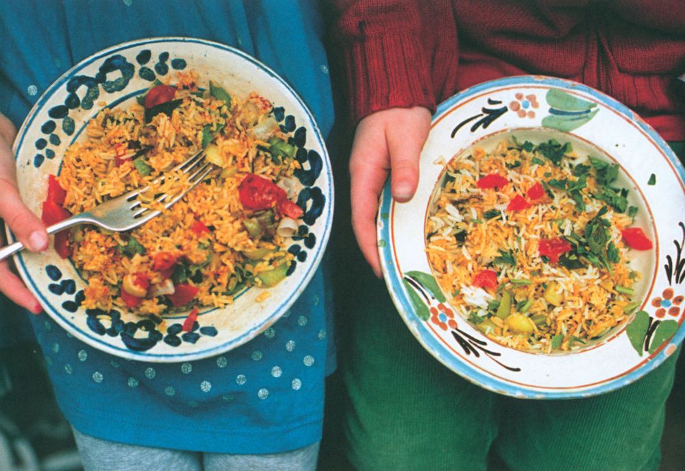 Easy spicy rice from A Cook’s Year in a Welsh Farmhouse by Elisabeth Luard