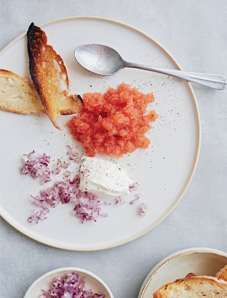 Lumpfish Roe with Red Onion and Crème Fraîche from Cook Yourself Happy ...