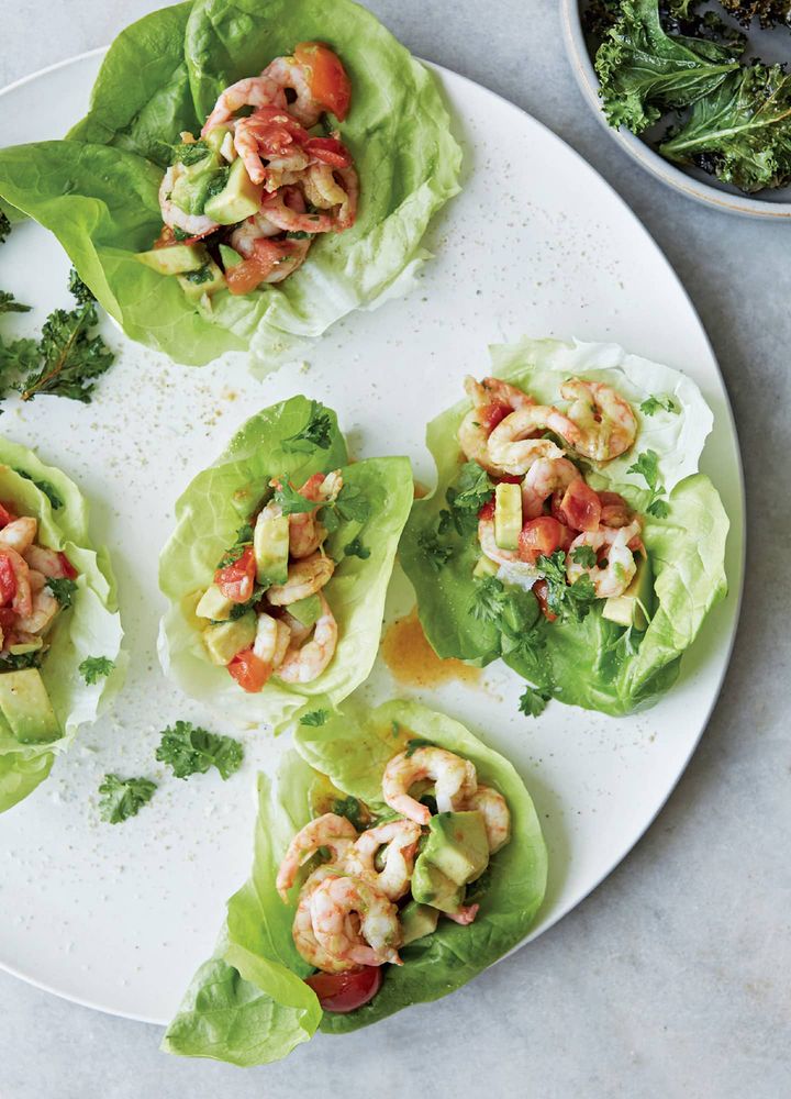 Prawn (Shrimp) and Avocado Cocktail with Kale Chips from Cook Yourself ...