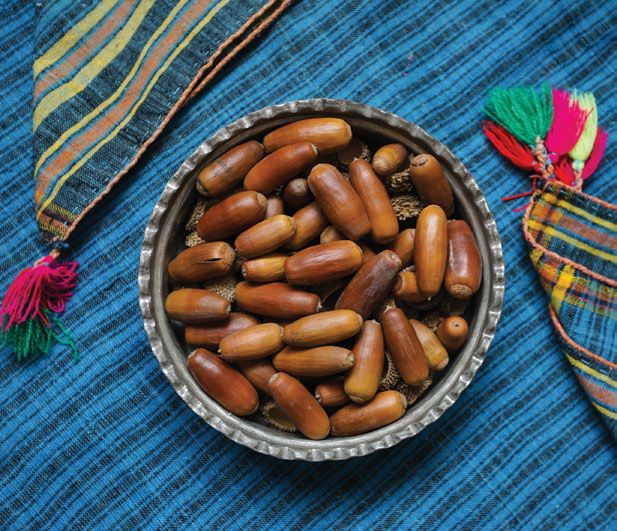 Acorn Pan Bread from Cooking in Iran: Regional Recipes and Kitchen ...