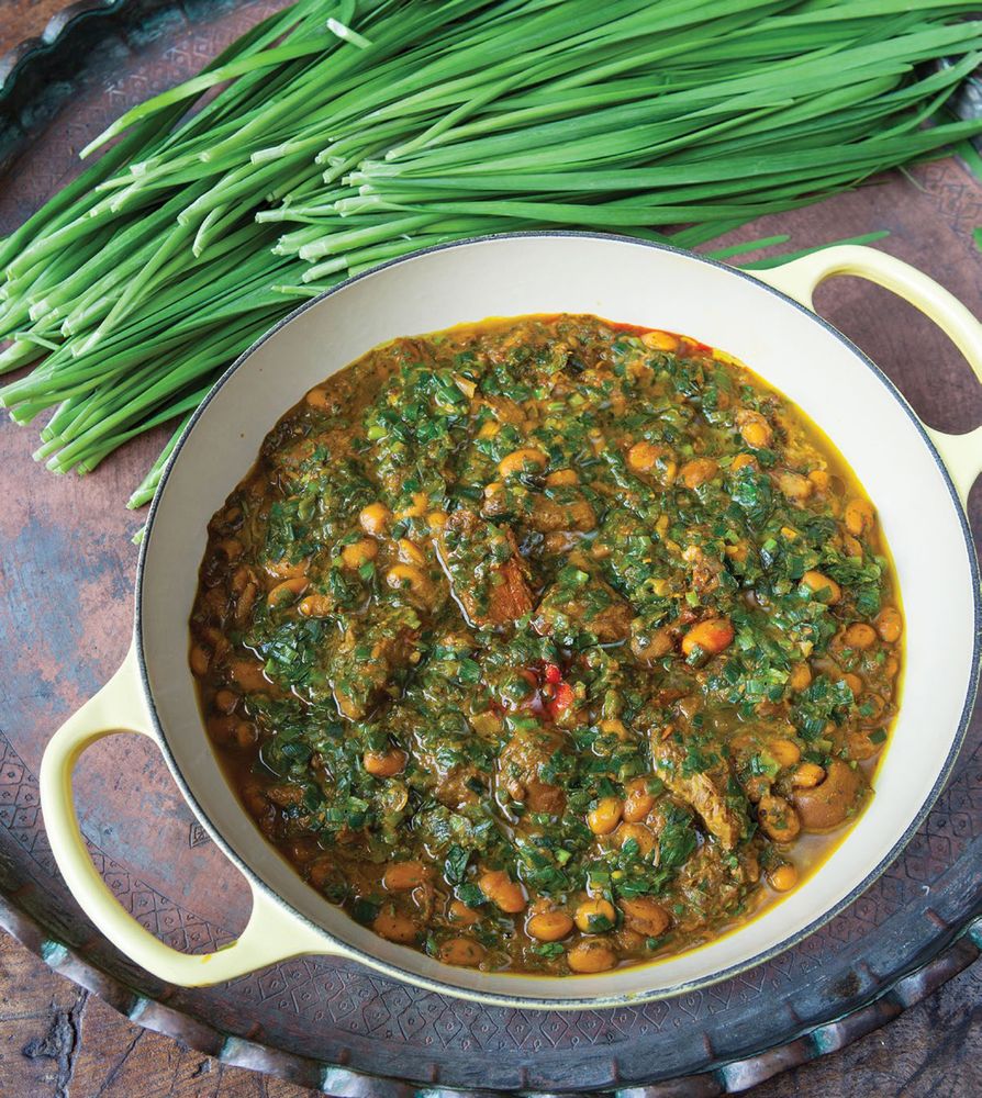 Chive + White Bean Braise from Cooking in Iran: Regional Recipes and ...