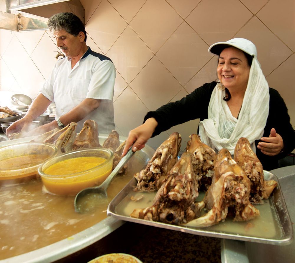Lamb’s Head, Feet + Tripe Soup from Cooking in Iran: Regional Recipes ...