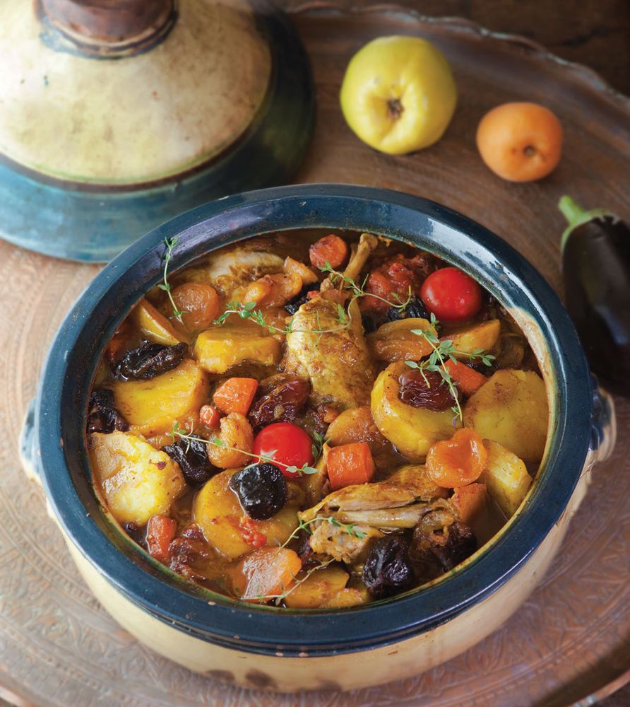 Chicken, Vegetable + Fruit Casserole from Cooking in Iran: Regional ...