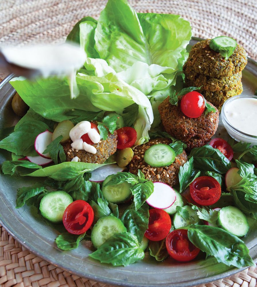 Crispy Falafel with Garlicky Tahini Sauce from Cooking in Iran ...