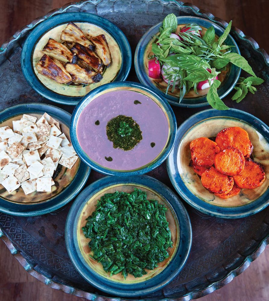 Birjandi-style Purple Kashk with Roasted Vegetables + Croutons from ...