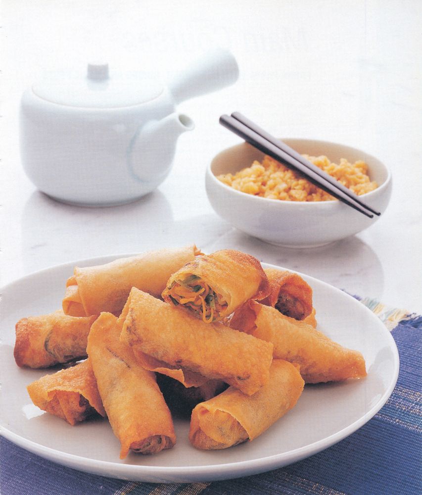 Vietnamese-Style Spring Rolls from Ken Hom Cooks Noodles & Rice by Ken Hom