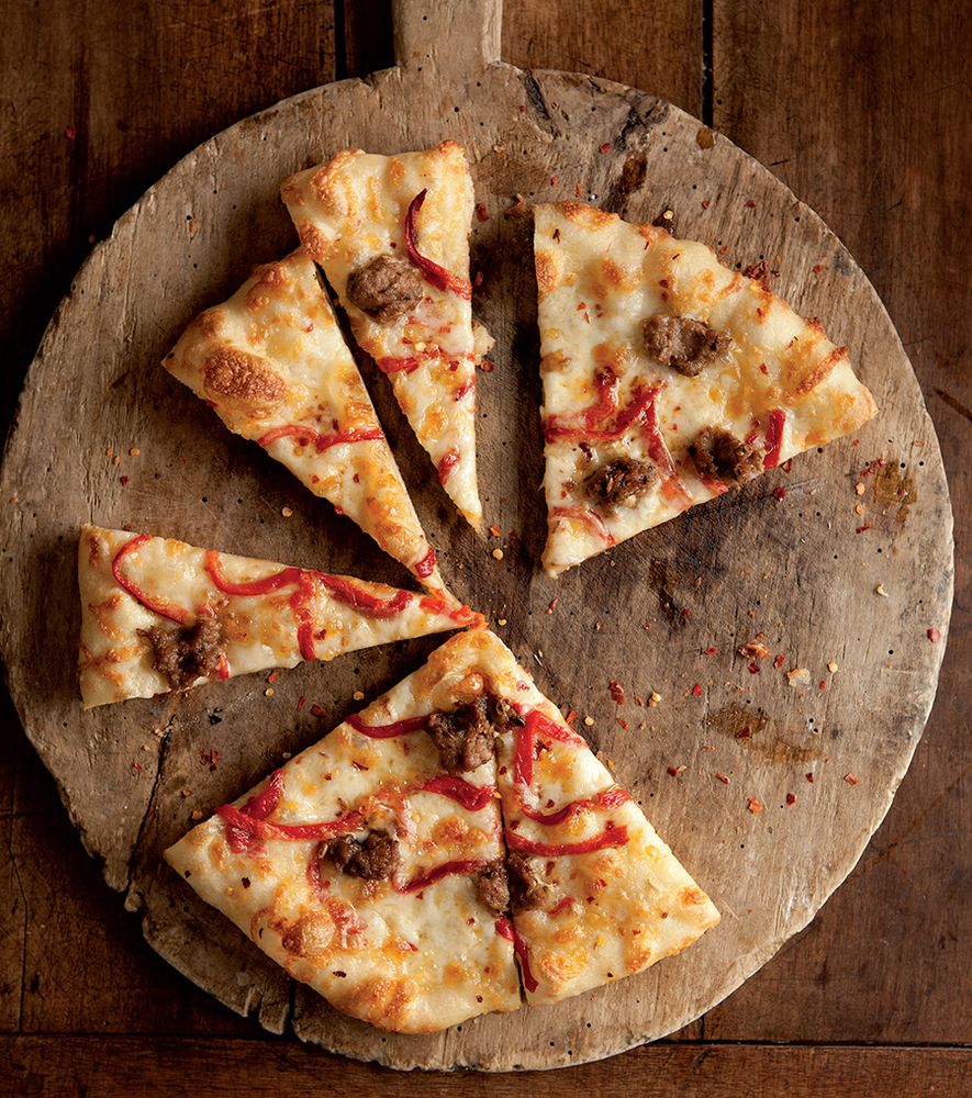 Pizza with Fennel Sausage & Peppers from Cooking with Spice by Jennifer ...