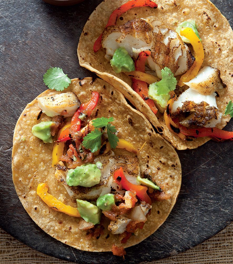 Spice-Crusted Fish Tacos from Cooking with Spice by Jennifer Newens