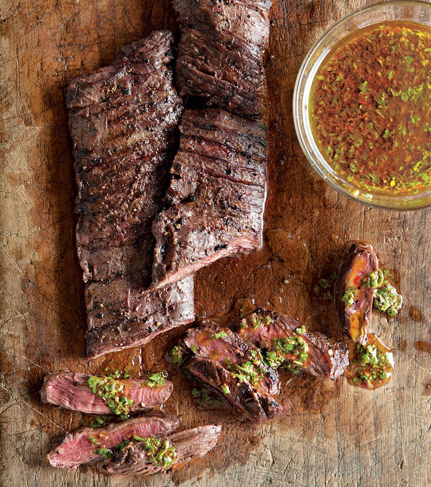 Grilled Skirt Steak with Chimichurri from Cooking with Spice by ...