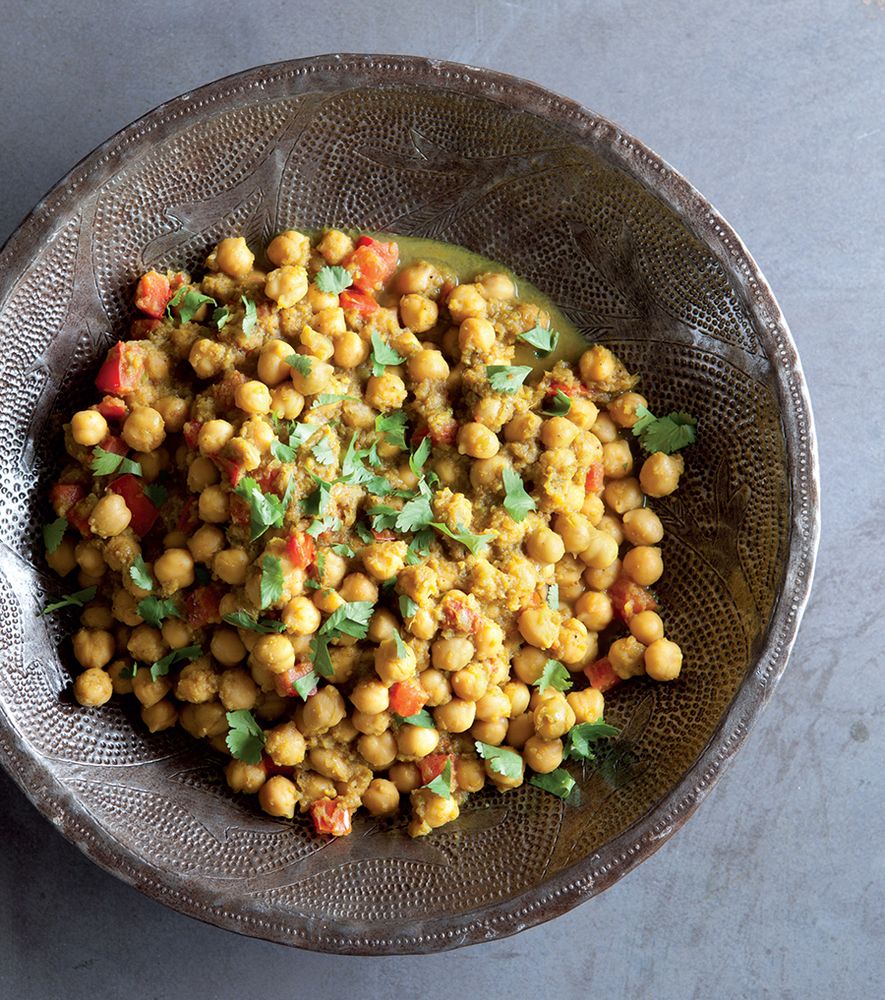 Curry-Spiced Chickpeas from Cooking with Spice by Jennifer Newens