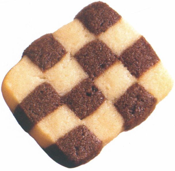 Checkerboard Cookies from Cookies Unlimited by Nick Malgieri