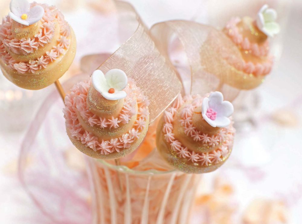Wedding cake pops from Cakes: More Than 140 Delectable Bakes for Tea ...