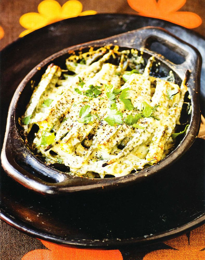 Okra with Green Beans from Caribbean Food Made Easy by Levi Roots