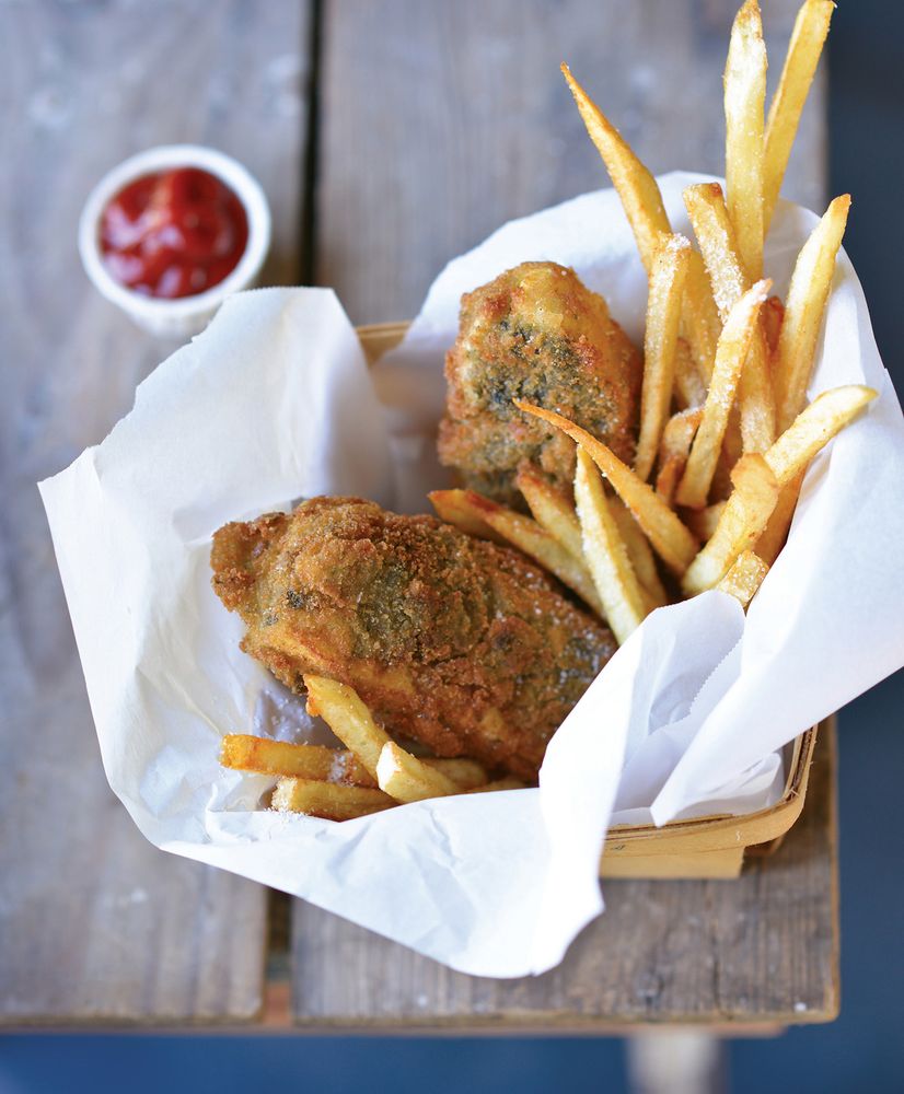My Parents’ “Fish” and Chips from Caribbean Vegan: Plant-Based, Egg ...