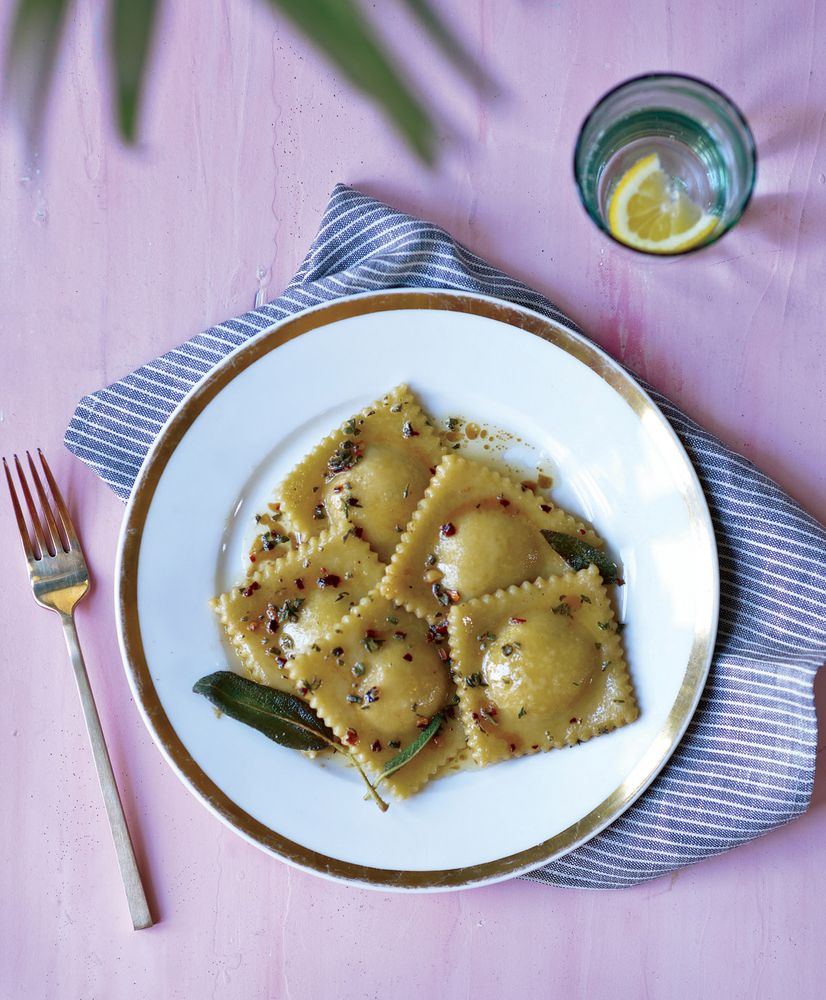 Breadfruit Ravioli with Calabaza Squash Filling from Caribbean Vegan ...