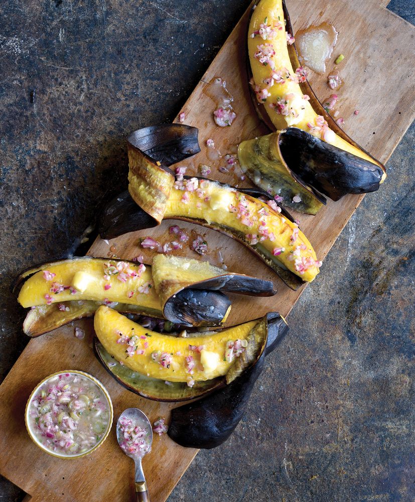 Steamed Plantains with Sauce Chien from Caribbean Vegan: Plant-Based ...