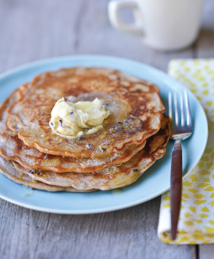 Cassava Pancakes with Bittersweet “Honey” Butter from Caribbean Vegan ...
