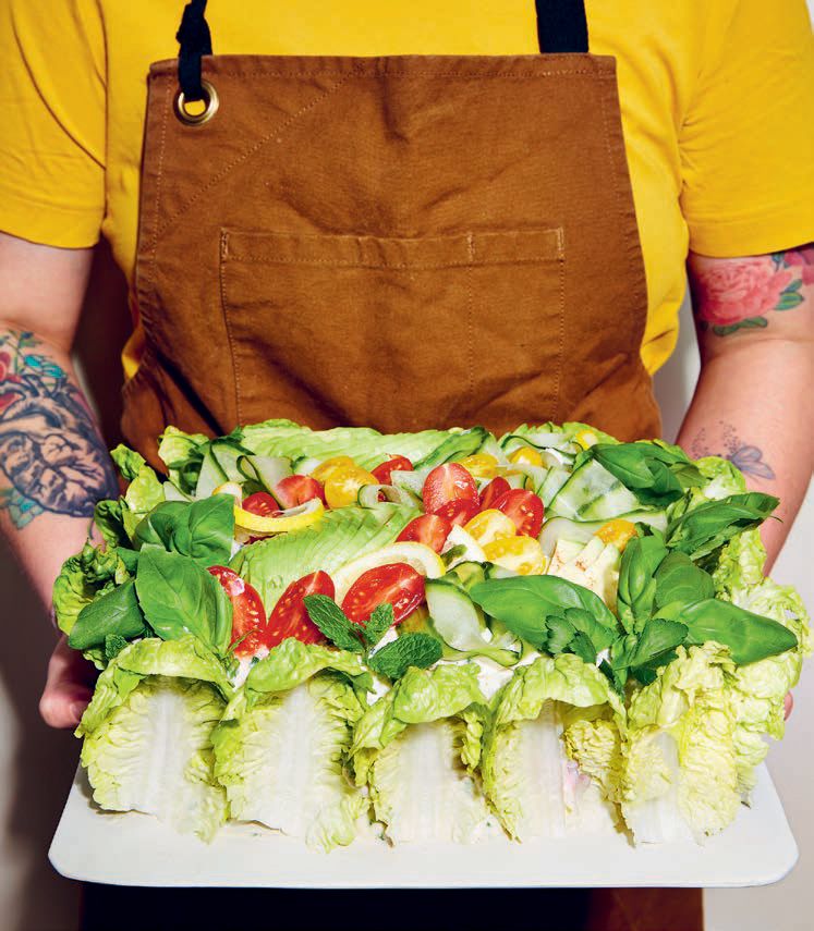 Savoury Swedish Sandwich Cake from Celebrate: Plant Based Recipes for ...