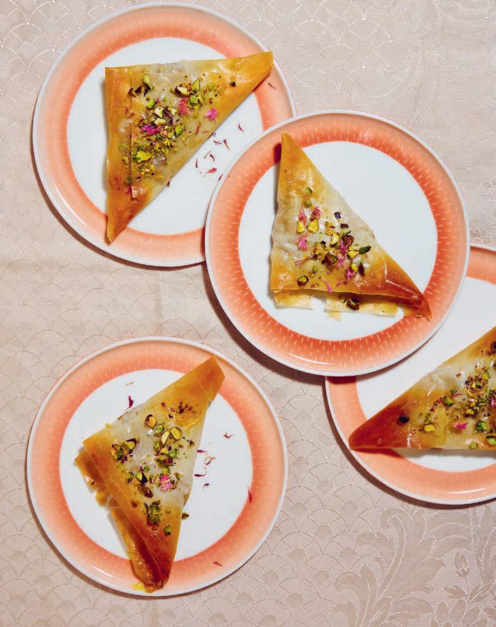 Pistachio, Date & Custard Filo Parcels from Celebrate: Plant Based ...
