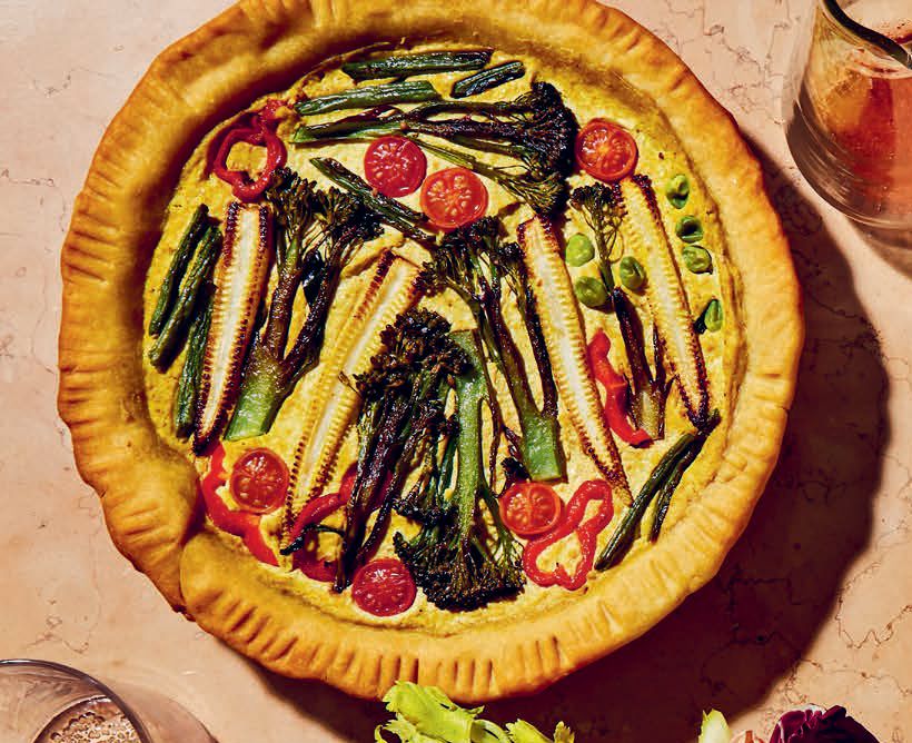 Chickpea-Crusted Spring Pie from Celebrate: Plant Based Recipes for ...