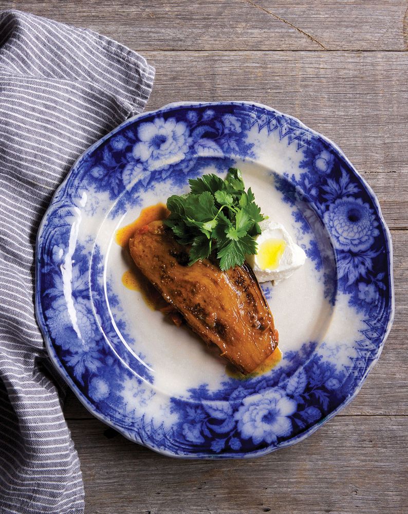 Spicy Syrian Eggplant, Labneh from Champions of Sous Vide: A Collection ...