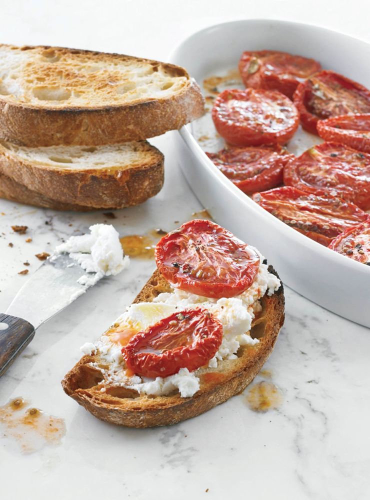 Oven-Roasted Tomatoes from Cheese Obsession by Georgeanne Brennan