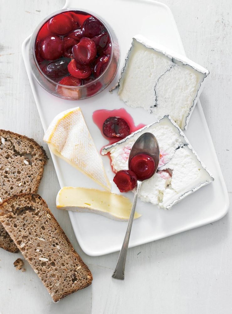 Cherry Compote from Cheese Obsession by Georgeanne Brennan