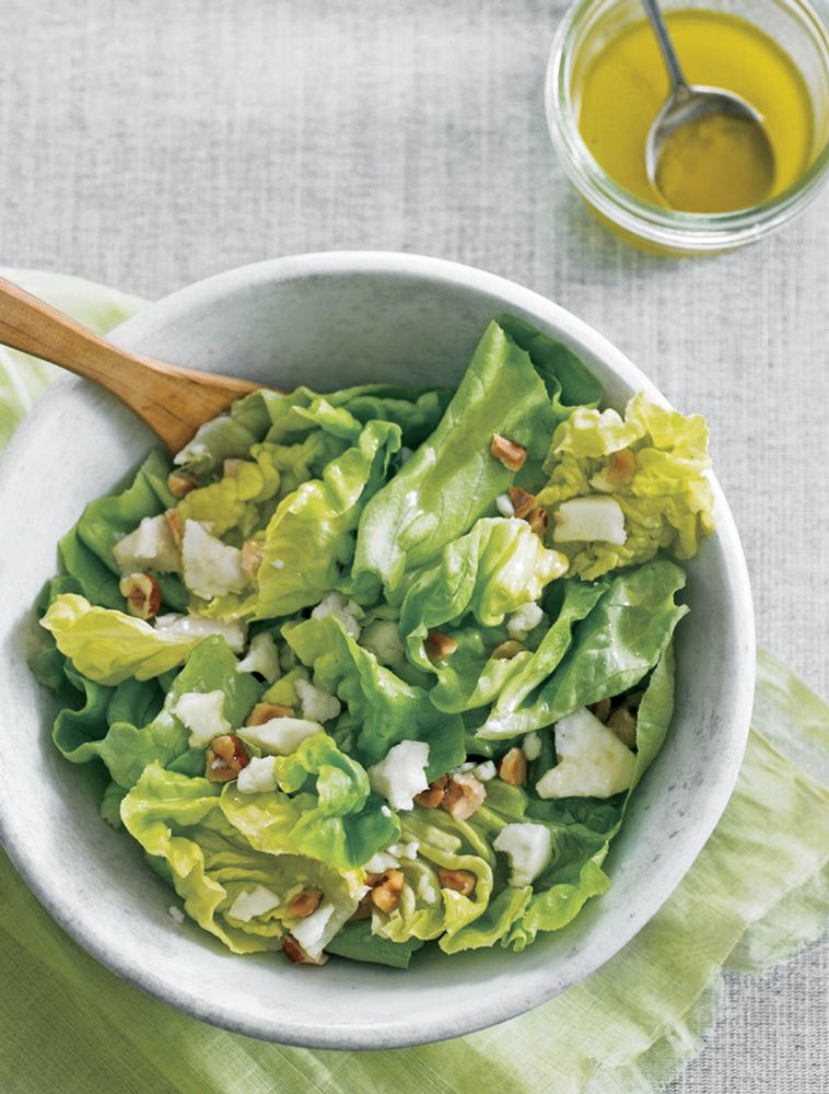 Butter Lettuce with Sheep’s Milk Cheese and Hazelnuts from Cheese ...