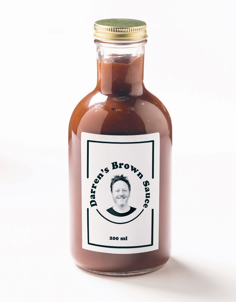 Egg + bacon sandwich w/ home-made brown sauce from Chefs Eat Breakfast ...