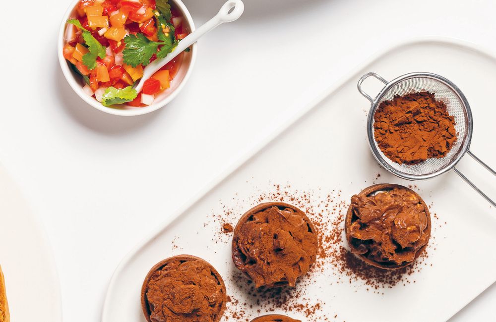 Chocolate, yoghurt + lemon cornflake tarts from Chefs Eat Breakfast Too ...