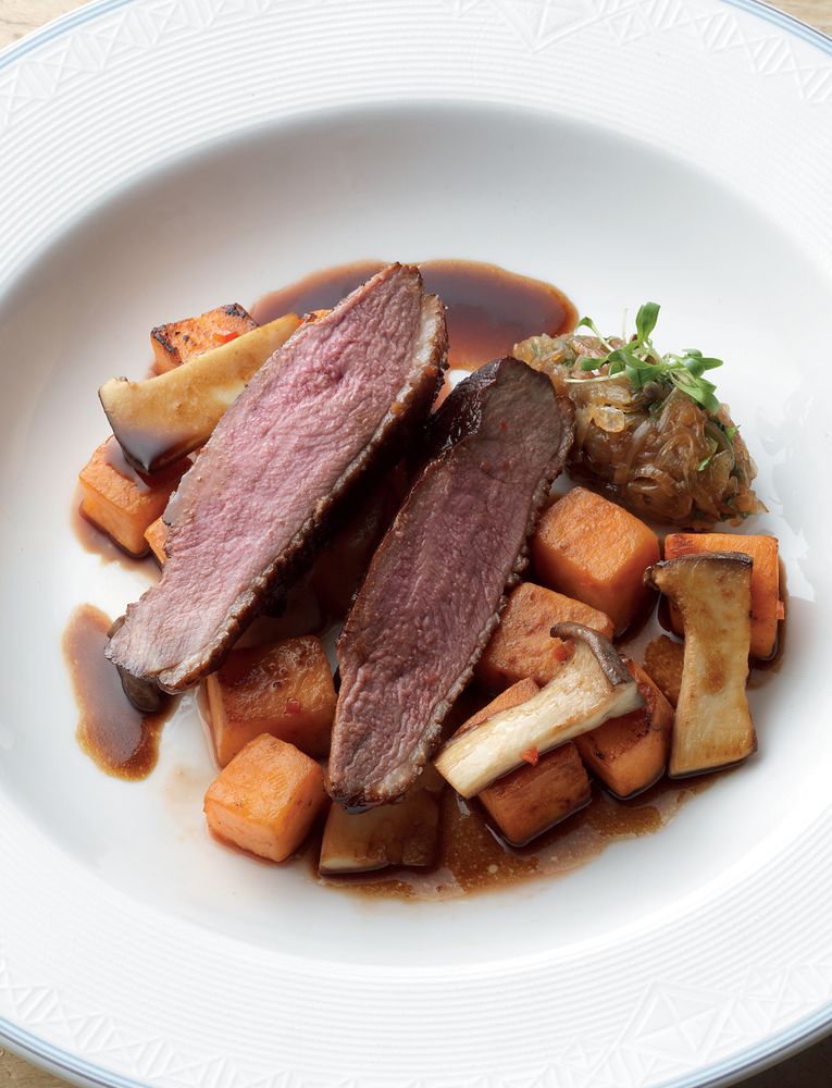 Barbecued roast duck breasts Peking style from Chicken and Other Birds ...