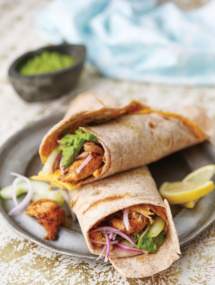 Chicken Kathi Rolls from Chilli & Mint: Indian Home Cooking from A ...