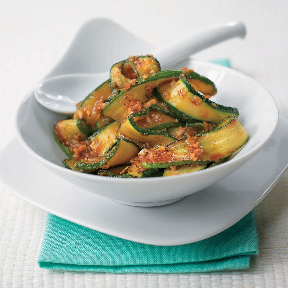 Stir-Fried Spicy Courgettes from China: A Cookbook by Terry Tan