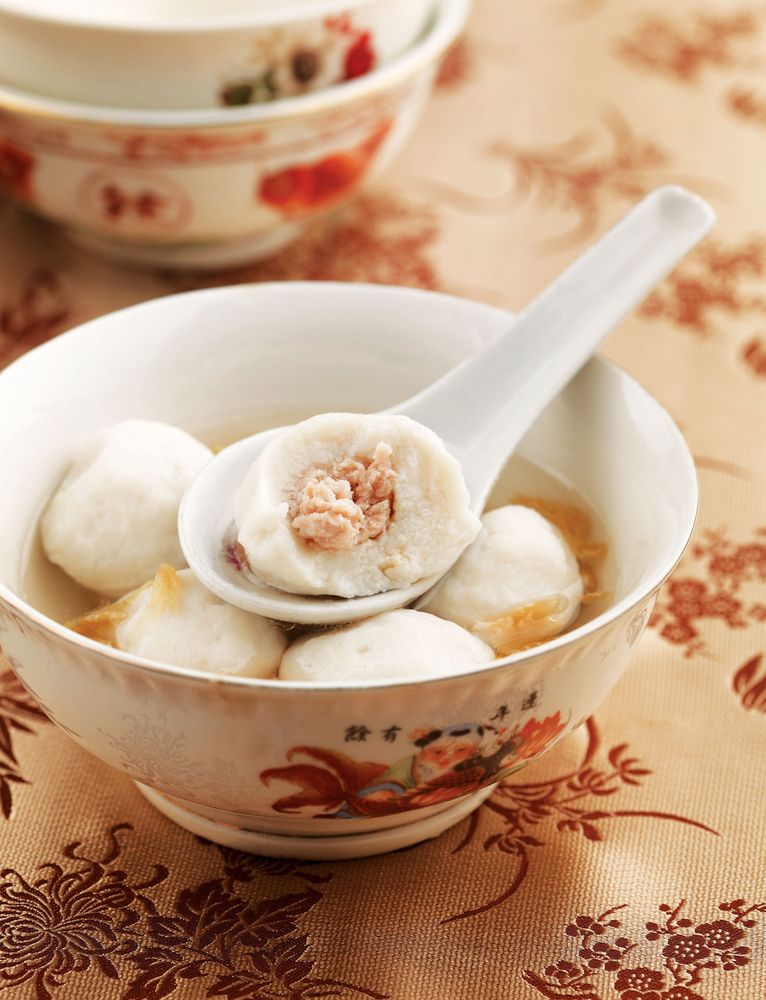 Foochow Fish Balls from Chinese Heritage Cooking by Christopher Tan and ...