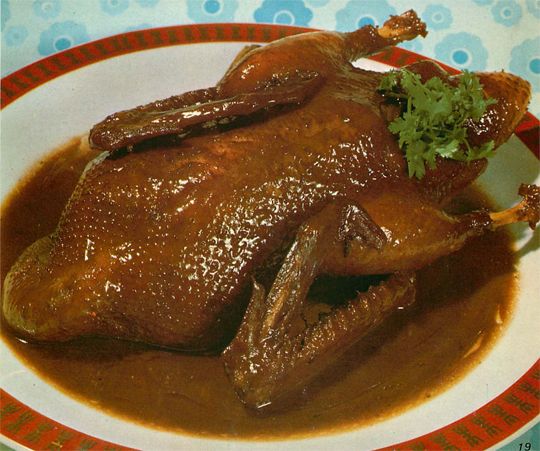 Stewed Whole Duck in Brown Sauce from Pei-Mei’s Chinese Cookbook by Fu ...