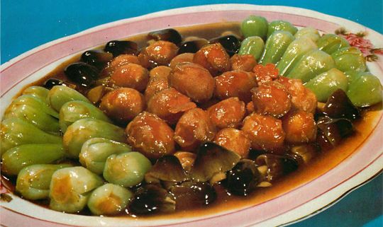 Quail Eggs in Brown Sauce from Pei-Mei’s Chinese Cookbook by Fu Pei-Mei