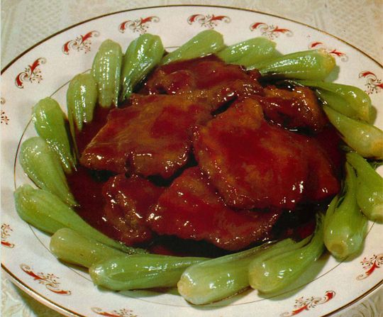 Beef Steak Chinese Style from Pei-Mei’s Chinese Cookbook by Fu Pei-Mei