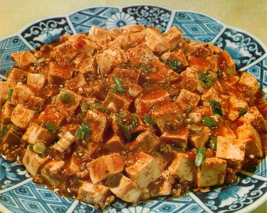 Ma-Po’s Bean Curd from Pei-Mei’s Chinese Cookbook by Fu Pei-Mei