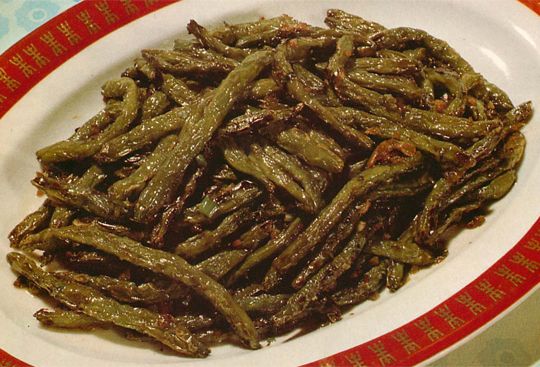 Dry Cooked String Beans from Pei-Mei’s Chinese Cookbook by Fu Pei-Mei