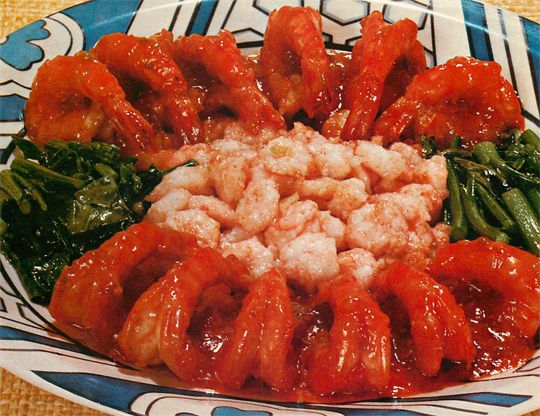 Baby and Mother Shrimps from Pei-Mei’s Chinese Cookbook by Fu Pei-Mei