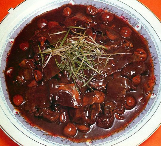 Braised Turtle with Chestnuts from Pei-Mei’s Chinese Cookbook by Fu Pei-Mei