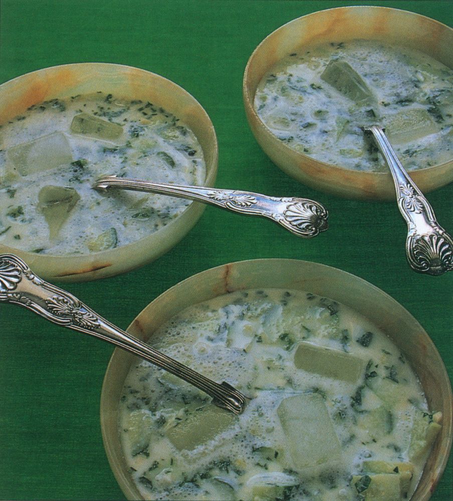 Cucumber with Mint Yogurt from Classic Turkish Cooking by Ghillie Basan