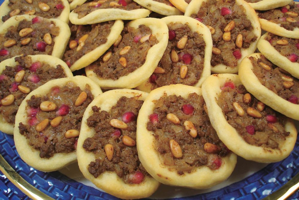 Pomegranate Beef and Cheese Pies from Classic Lebanese Cuisine: 170 ...