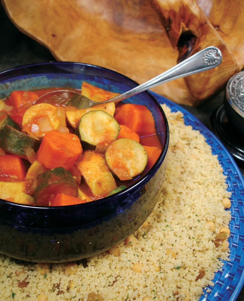 Raisin Couscous with Vegetable Stew from Classic Lebanese Cuisine: 170 ...