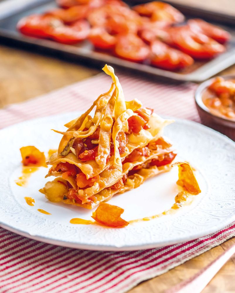 Savory Tomato Napoleon from Claudia's Cocina: A Taste of Mexico from ...