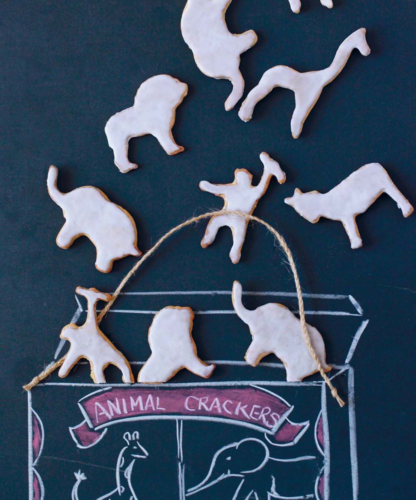 Animal Crackers with Zesty Lemon Frosting from Crackers & Dips: More ...