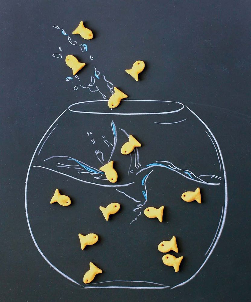 A School of Gluten-Free Fish Crackers from Crackers & Dips: More Than ...