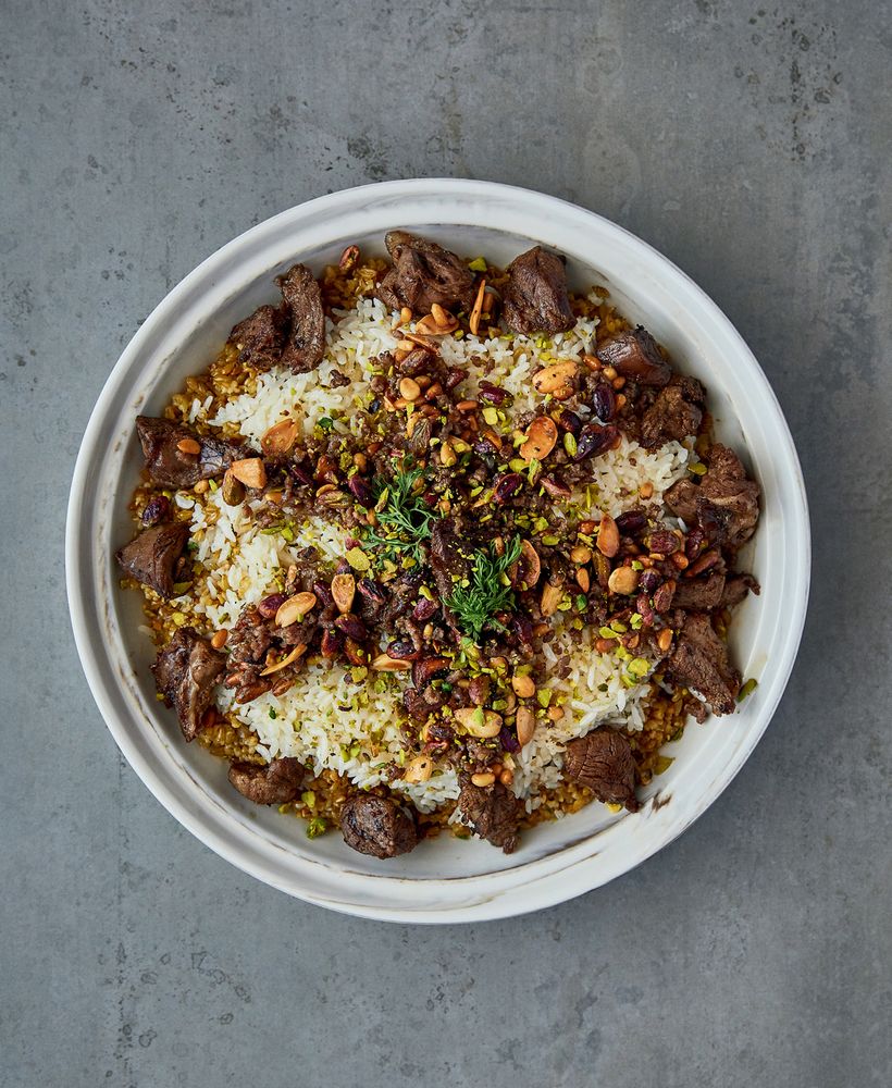 Freekeh with Rice and Lamb from The Cuisine of Life: Recipes and ...