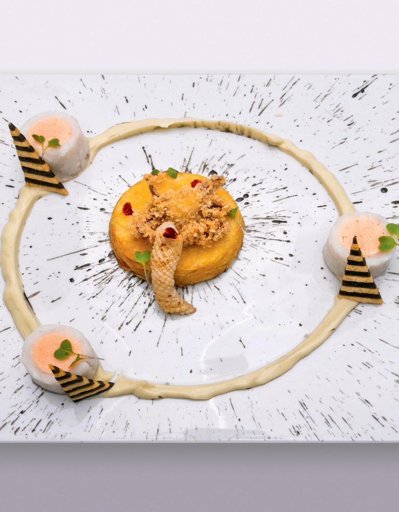 Flounder Ballotine with Cauliflower Purée from A Culinary Journey: 70 ...